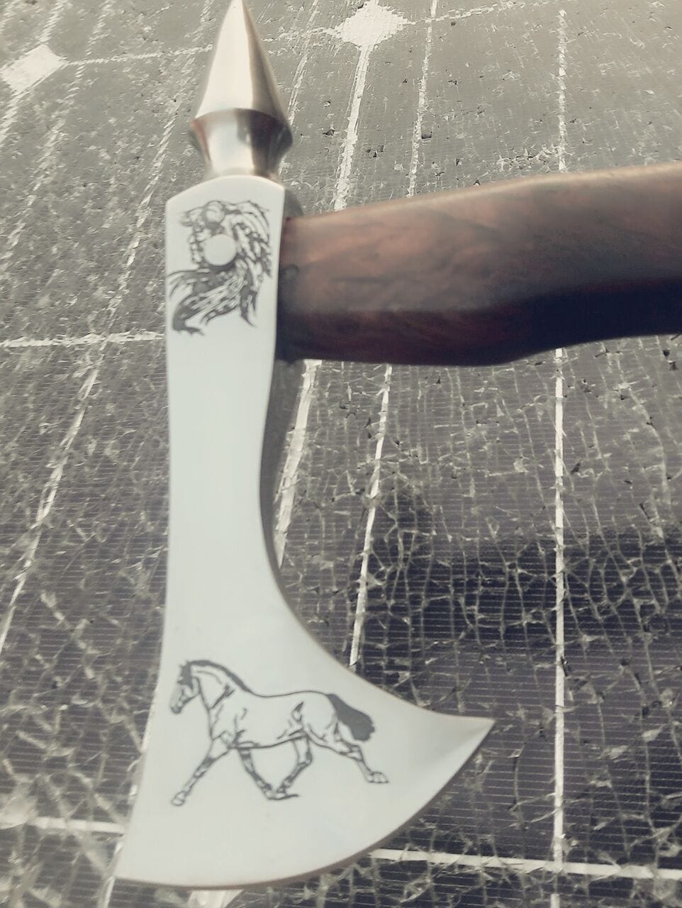 Tomahawk Bearded Hatchet Survival/Hunting Axe Viking Vintage Ax - Razor ...