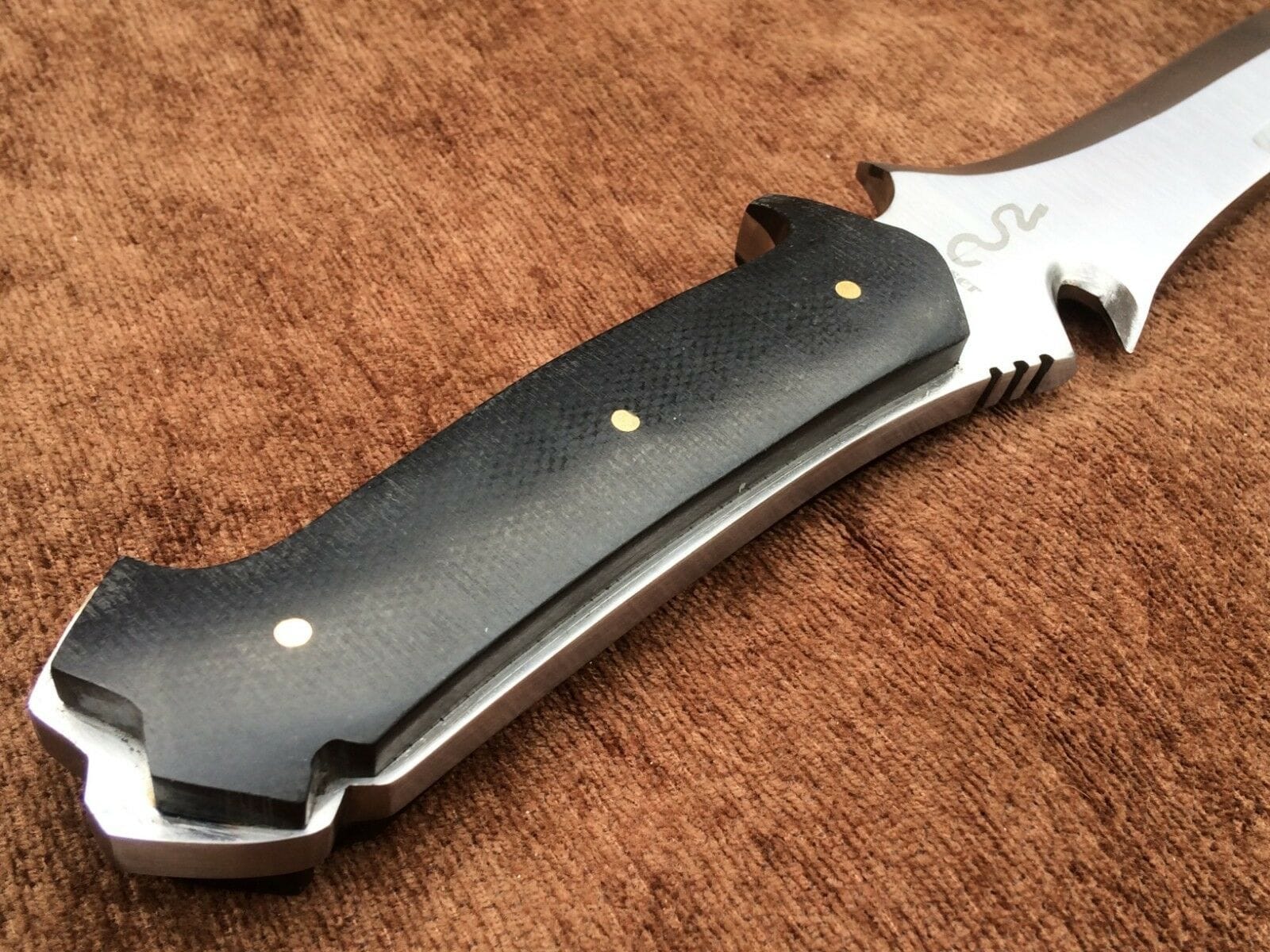 Handmade Leaf Spring Steel Knife Bowie Knife Tactical Knife 2