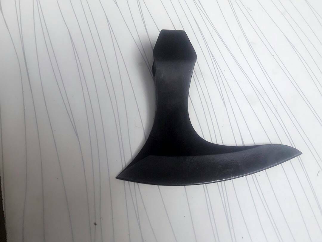 Hand Forged 5160 Blade Survival/Hunting Tomahawk,Axe,Blank Breaded Axe Head