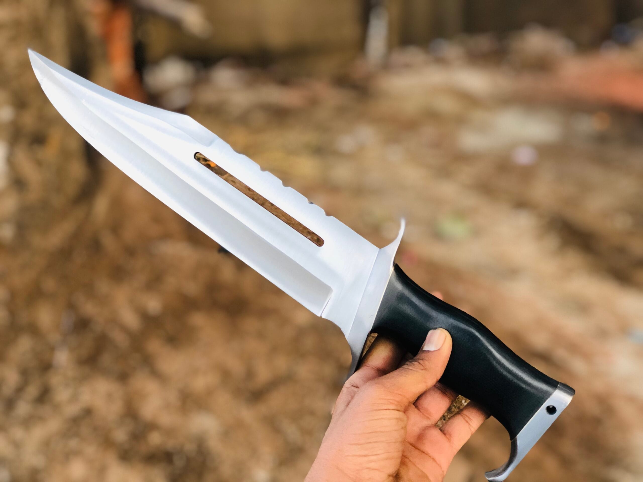 Custom Handmade D2 Steel Replica Bull horn Handle