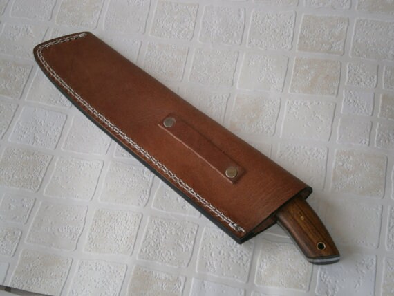 Custom Handmade Luxury Chef knife- Stunning Colored Handle