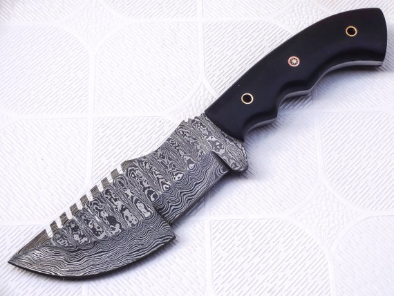 10 inches Custom Handmade Tracker Knife - Micarta Handle including ...